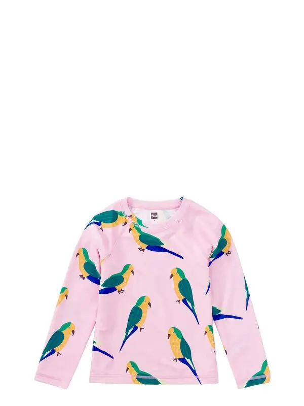 TEA COLLECTION Long Sleeve Rash Guard - Monk Parakeet