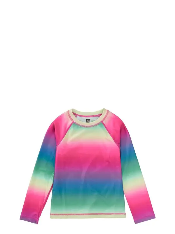 TEA COLLECTION Long Sleeve Rash Guard - Rio De Janeiro Rainbow