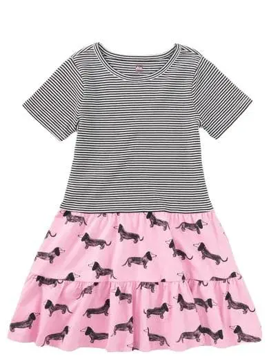 TEA COLLECTION Tiered Skirted Twirl Dress - Dachshunds