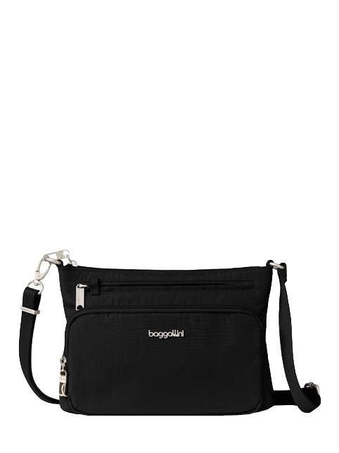 BAGGALLINI Securtex Anti-theft Crossbody Bag - Black