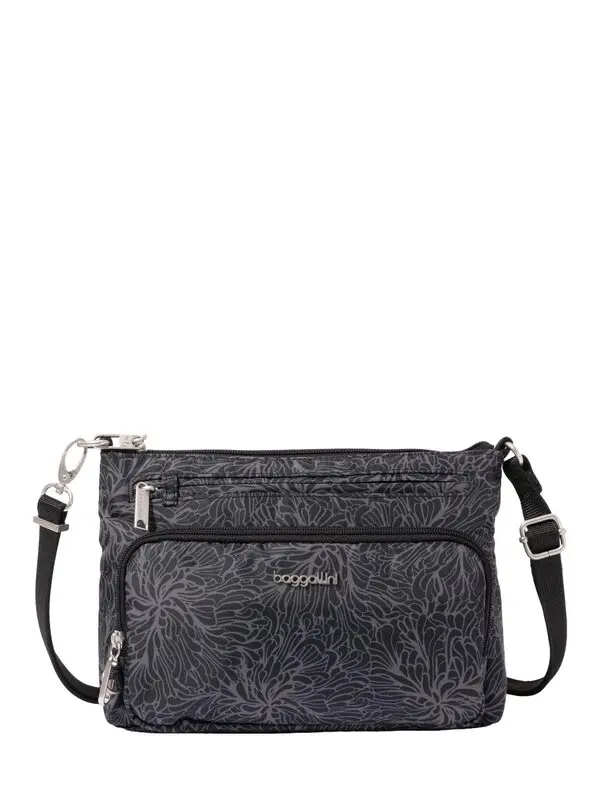 BAGGALLINI Securtex® Anti-theft Keepsake Crossbody - Midnight Blossom Print