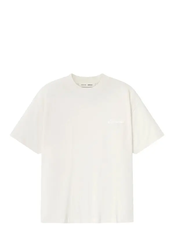 ESSENTIALS Classic Embroidery T-shirt - White