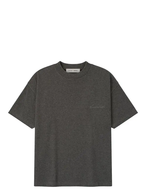ESSENTIALS Classic Embroidery T-shirt - Grey
