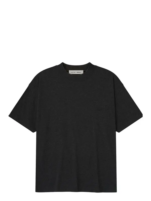 ESSENTIALS Classic Embroidery T-shirt - Black