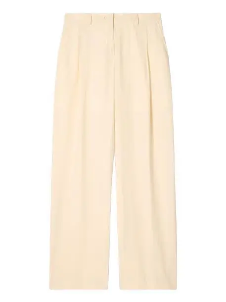 Paul Smith Cotton Wide-leg Trousers - White