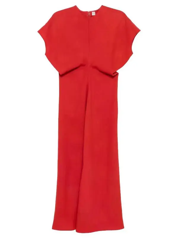 TOTEME Slouched-waist Dress - Red