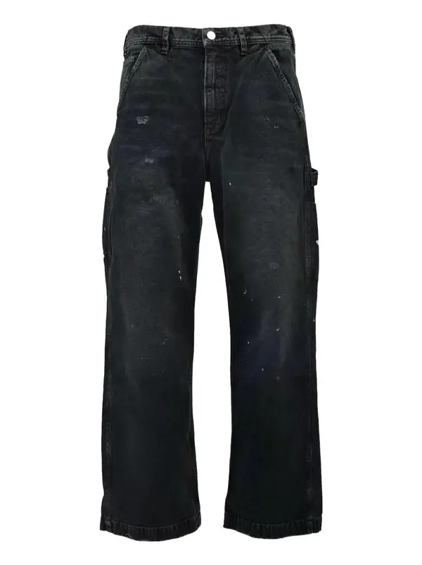Enfants Riches Déprimés Washed Carpenter Jeans - Black