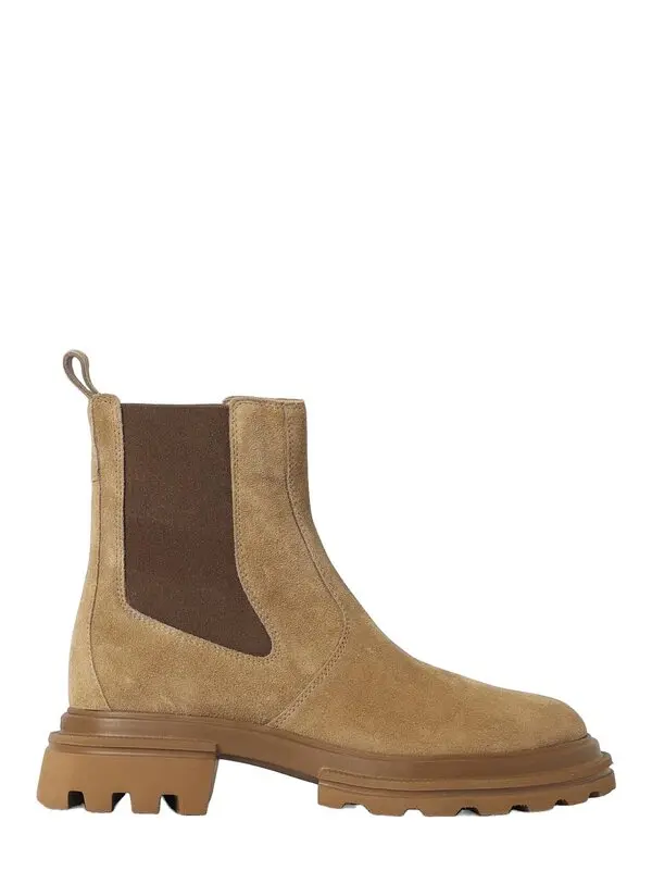 Hogan Suede Chelsea Boots - Beige