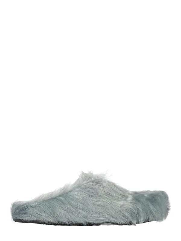Marni Furry Mules - Water