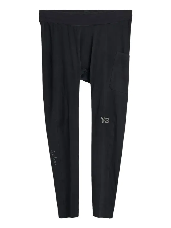 Y3 Running Leggings - Black