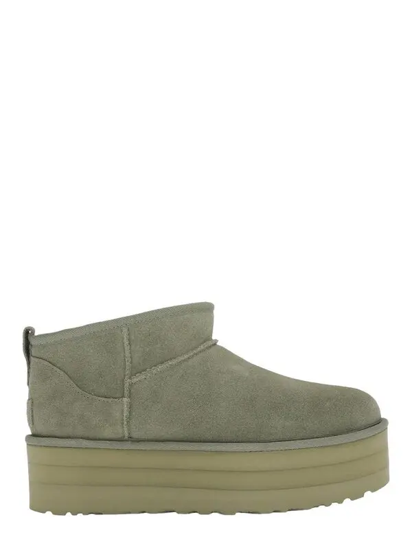 UGG Classic Ultra Mini Platform Boots - Green