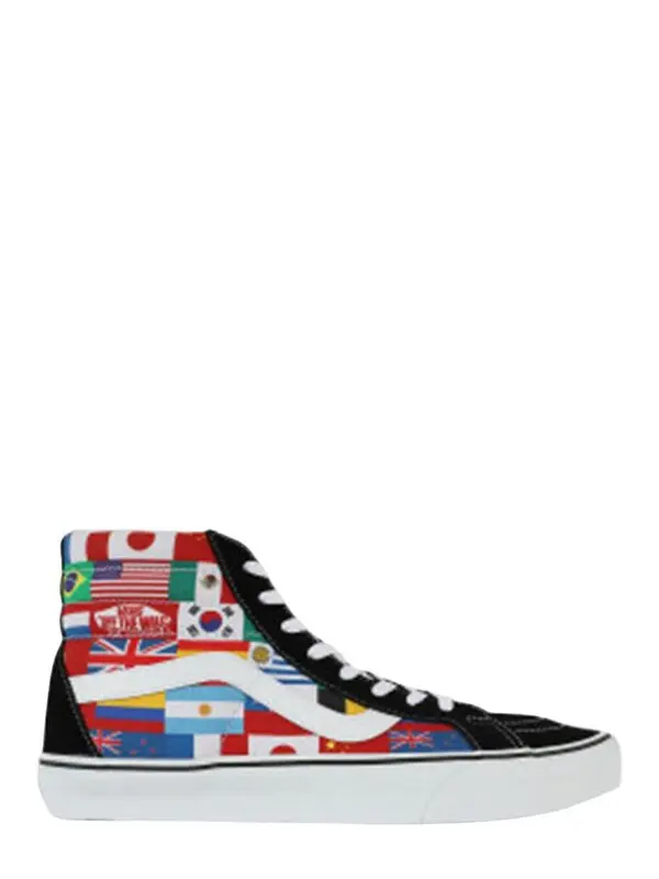 VANS Sk8-hi Reissue International Flags - Black