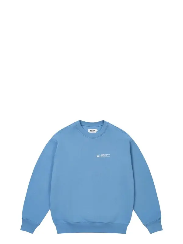 PALACE Shop Locator Crew - Blue