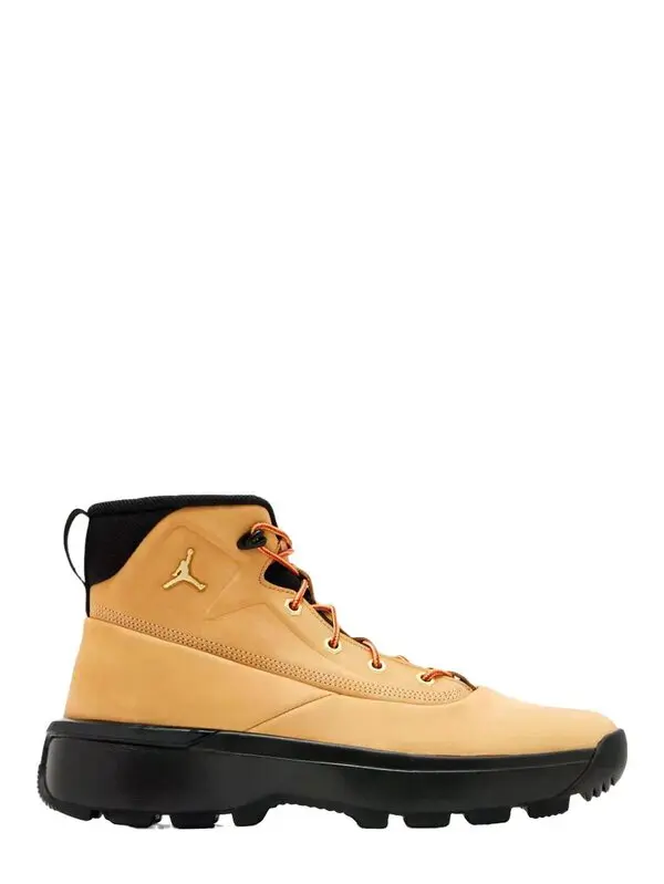 JORDAN Logo-detail Lace-up Boots - Neutrals