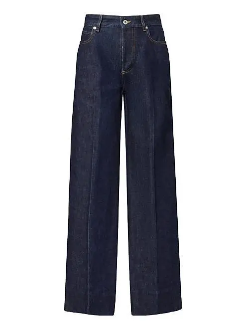 Bottega Veneta Relaxed-fit Straight-leg Denim Jeans - Indigo
