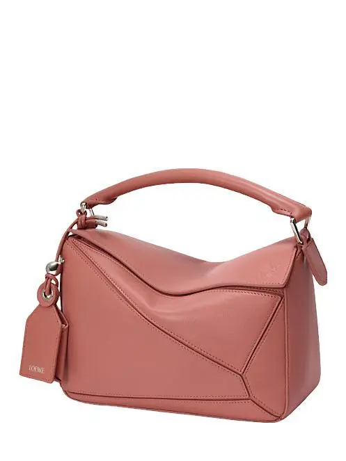 Loewe Puzzle Small Leather Top-handle Bag - Blush