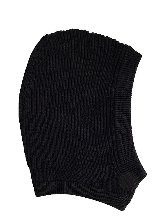 Rick Owens Knitted Hood - Black