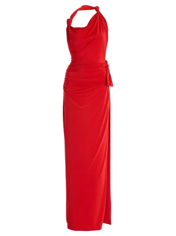 Ila Harper Jersey Maxi Dress - Red