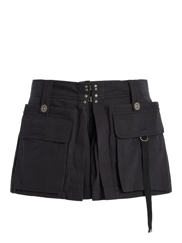 Isabel Marant Barta Cotton Shorts - Black