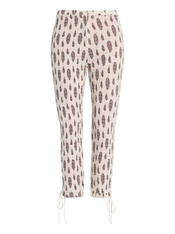 Isabel Marant Alene High-rise Cropped Pants - Print
