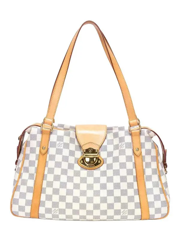 LOUIS VUITTON Stresa Pm Damier Azur Shoulder Bag - White