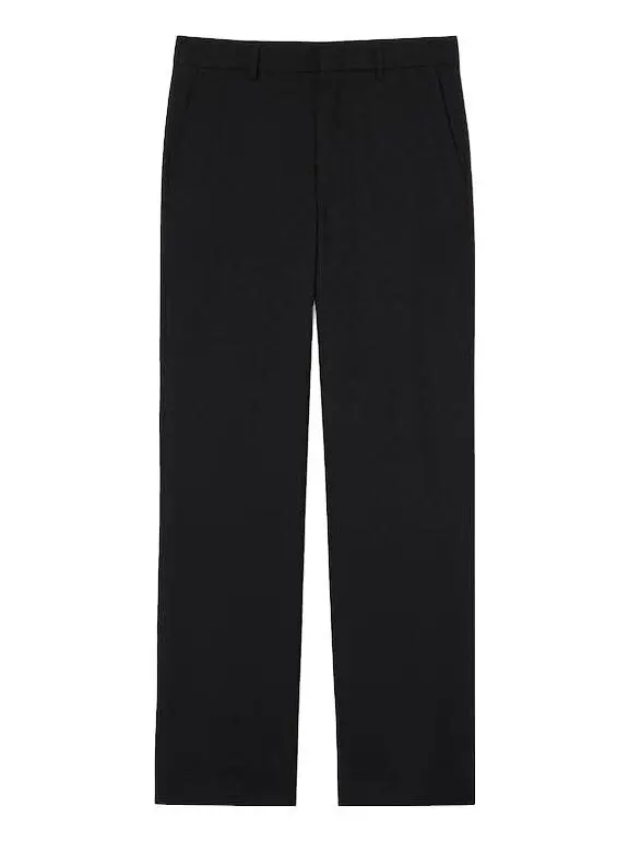 Gucci Gg Wool Pants - Black