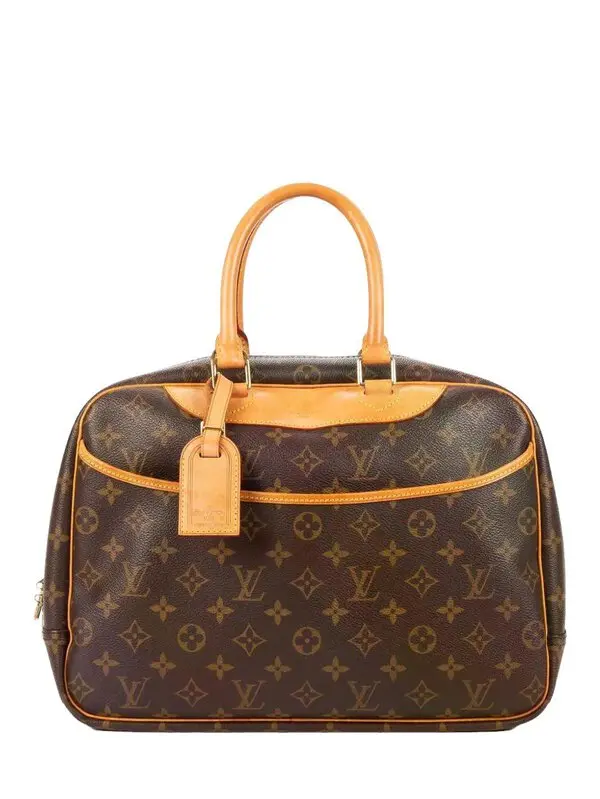 LOUIS VUITTON Deauville Monogram Tote Bag - Brown