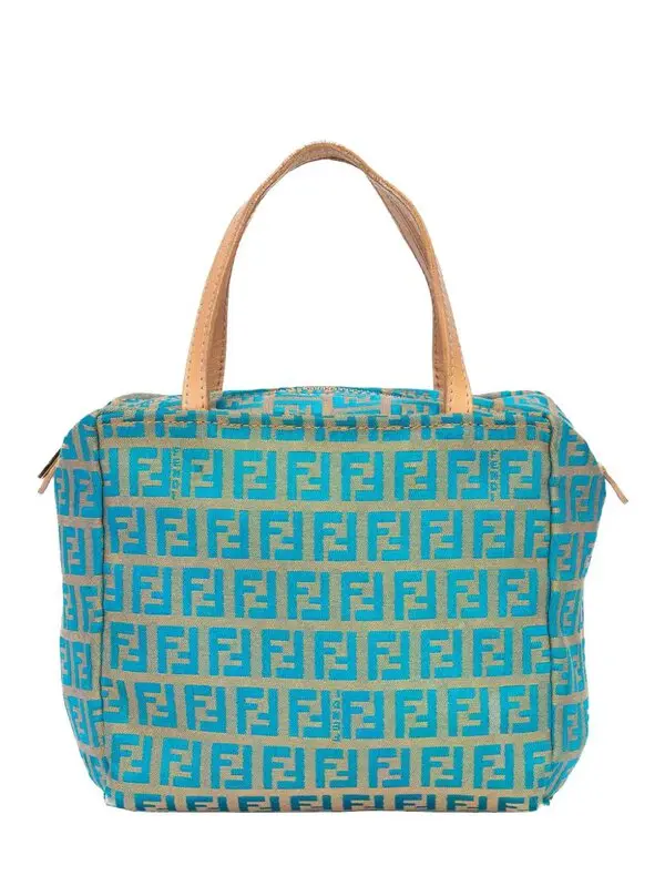 Fendi Monogram-logo Tote Bag - Blue