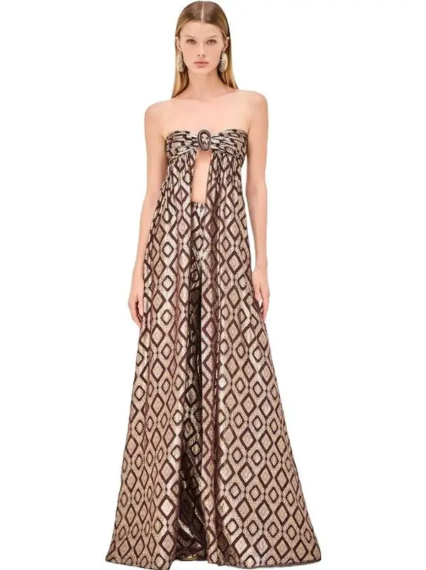 Alexis Maxine Wide Leg Pant - Brown