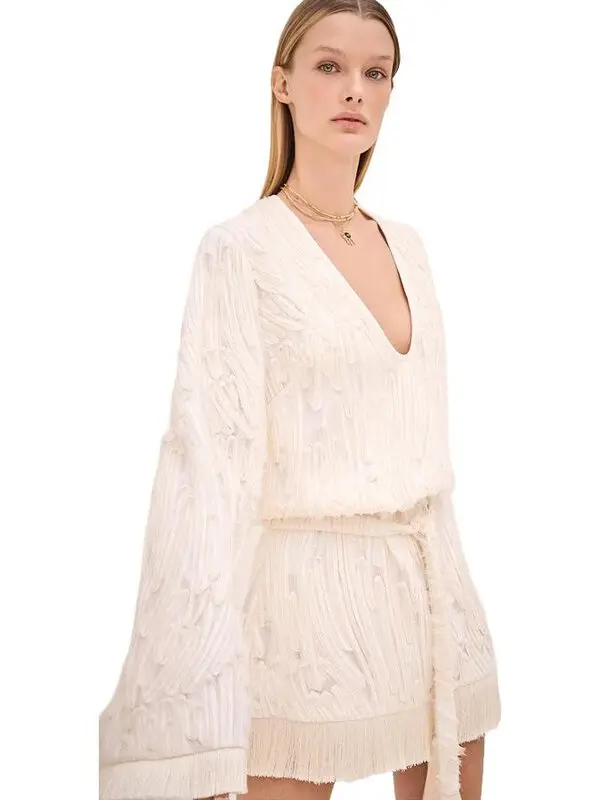 Alexis Jen Mini Dress - Neutral
