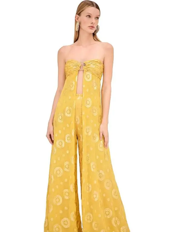 Alexis Izza Metallic Top - Gold / Yellow