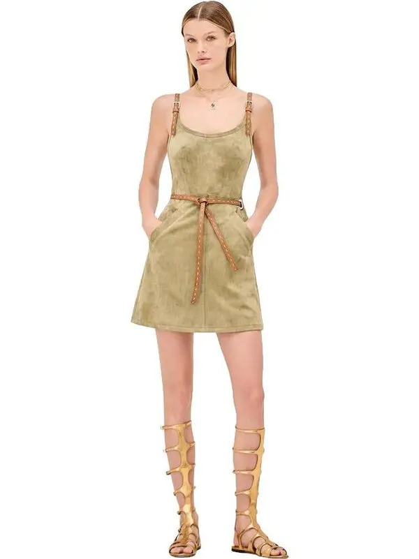 Alexis Kacen Mini Dress - Green