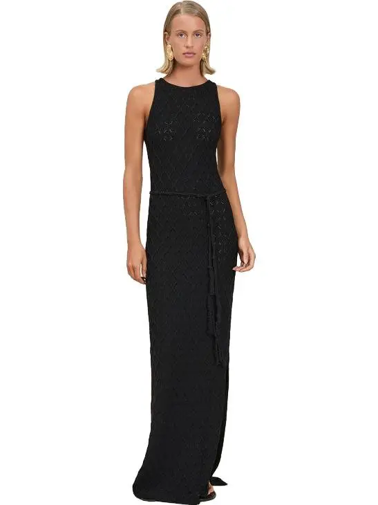 Devon Windsor Nova Maxi Knit Dress - Blue