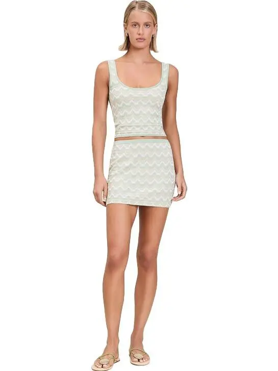 Devon Windsor Lane Mini Skirt - Green