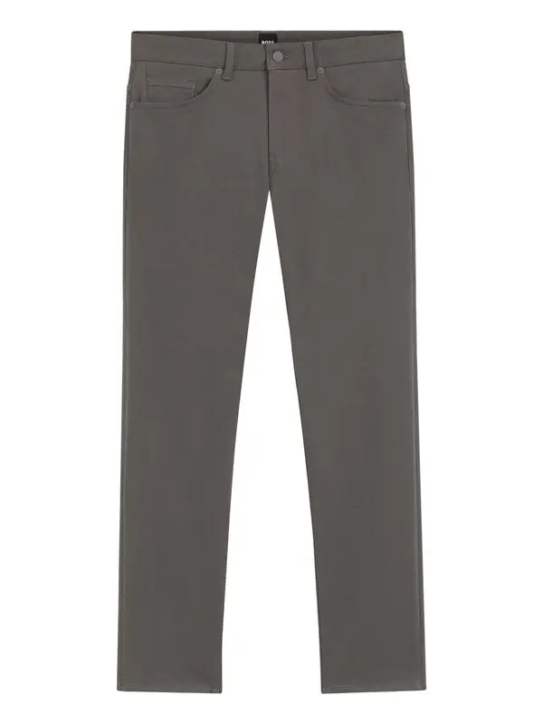 BOSS Delaware Slim-fit Trousers - Dark Grey