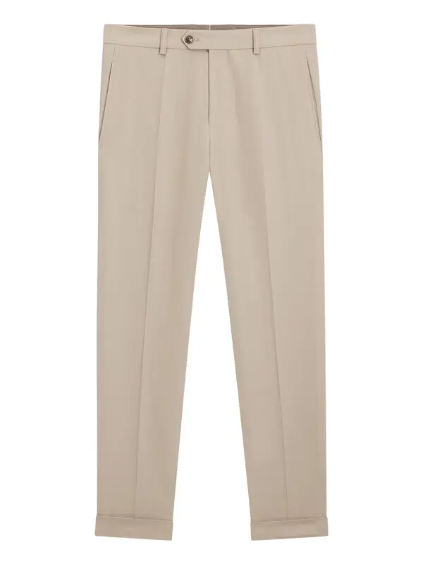 BOSS Tapered-fit Trousers - Khaki