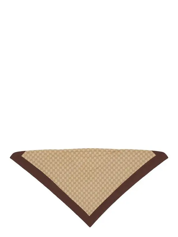 Gucci Printed Silk Twill Headband - Beige