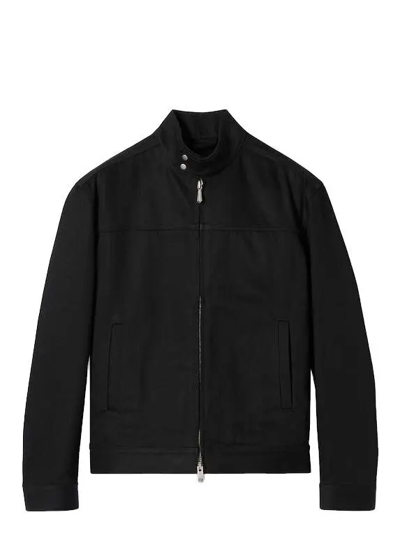 Gucci Cotton Denim Jacket With Horsebit - Black