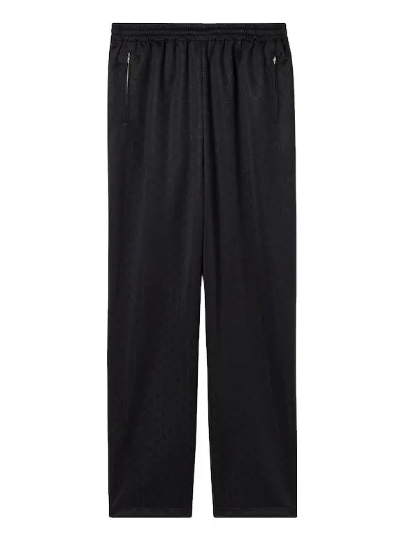 Gucci Gg Jacquard Leisure Pants - Black