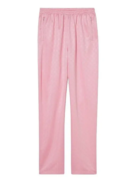 Gucci Gg Jacquard Leisure Pants - Pink