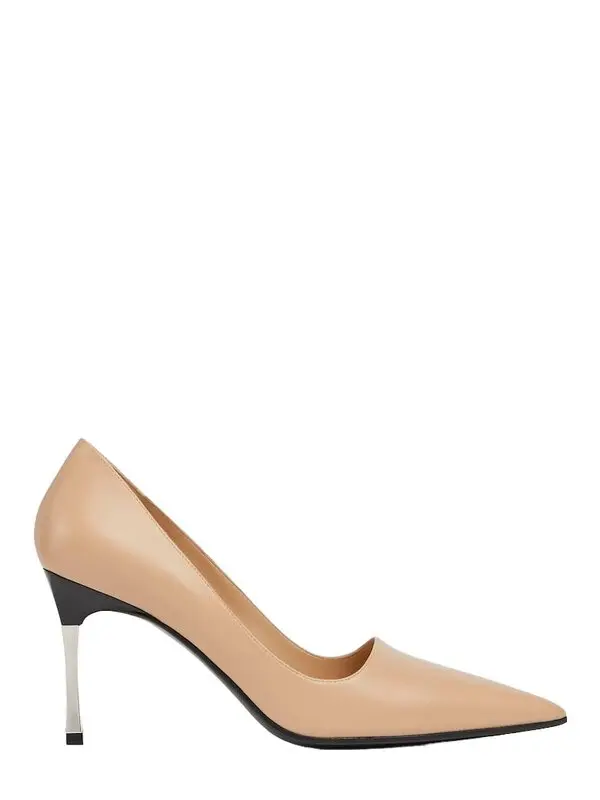 Gucci Smooth Leather Pointed Toe Pumps - Pink