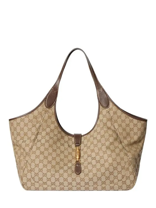 Gucci Mercato Large Tote Bag - Beige