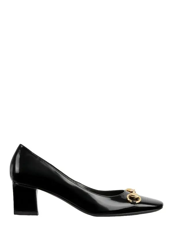 Gucci Signora Leather Pumps - Black