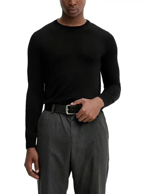 Barena Venezia Crew-neck Long Sleeve Sweater - Black