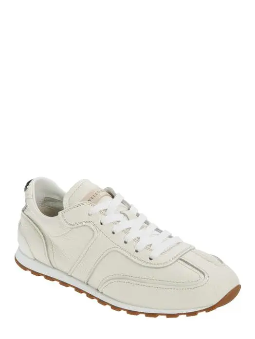 Brunello Cucinelli Leather Sneaker - Ivory