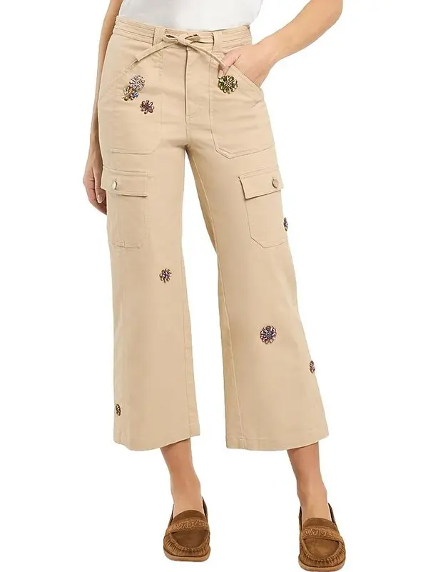 Cinq À Sept Retro Love Michelle Pants - Khaki Multi