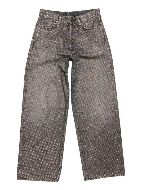 Acne Studios 1981 U Shimmy Goth Jeans - Washed Black