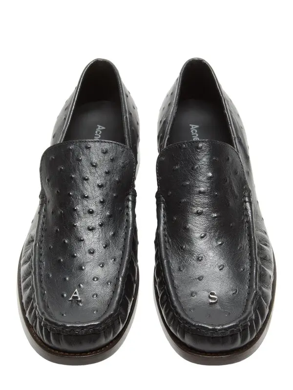 Acne Studios Leather Loafers - Black