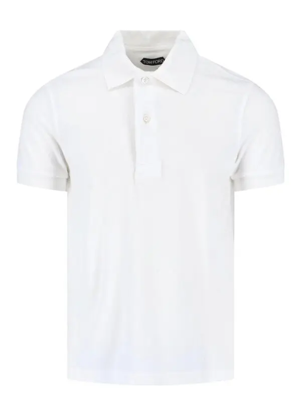 TOM FORD Button Polo Shirt - White