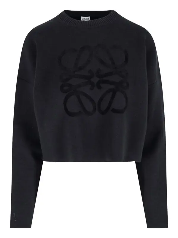 Loewe Anagram Sweater - Black